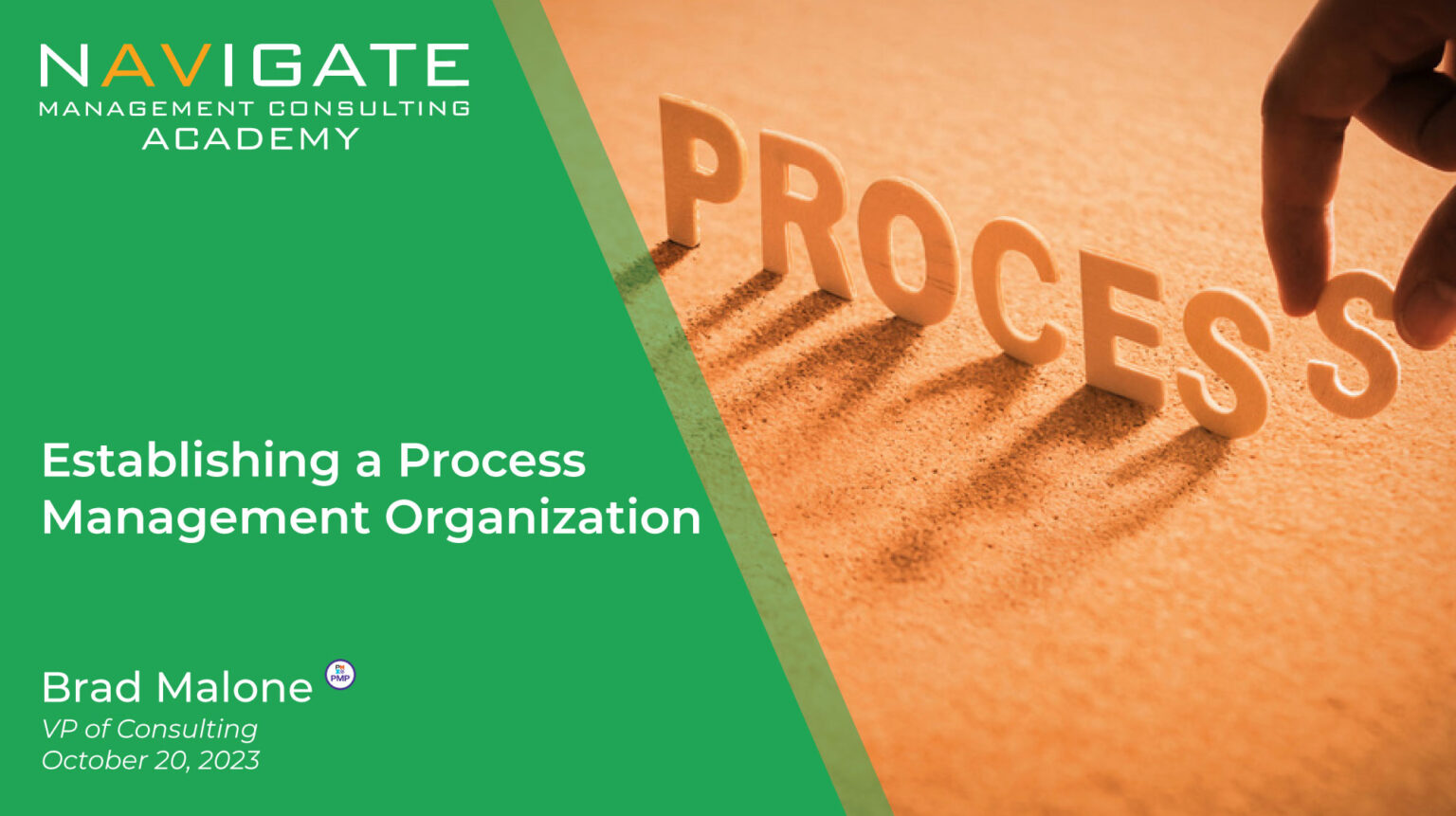 L46: Establishing a Process Management Organization - Navigate Academy